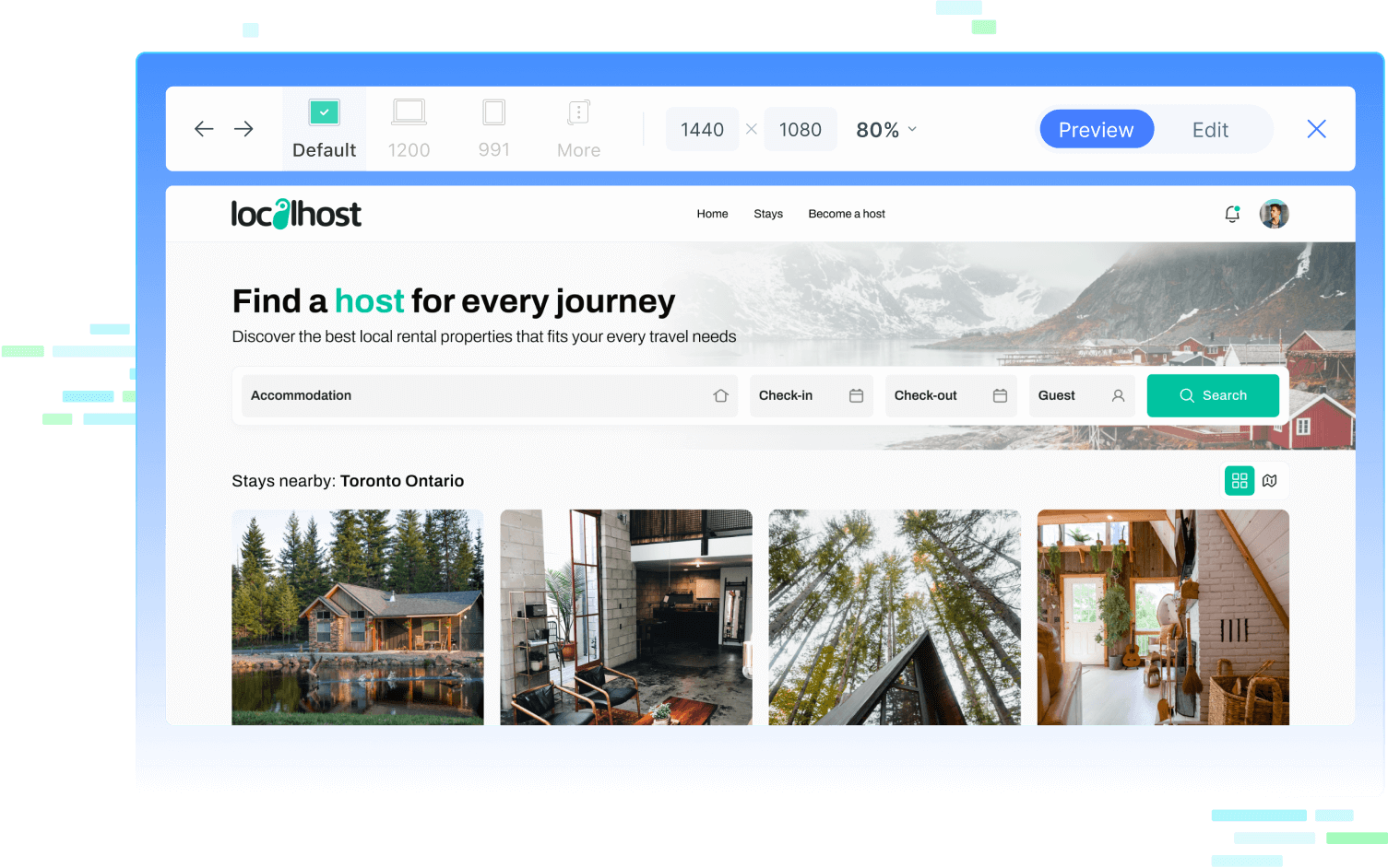 Sync to Builder Sync your screens to the Locofy builder and do more