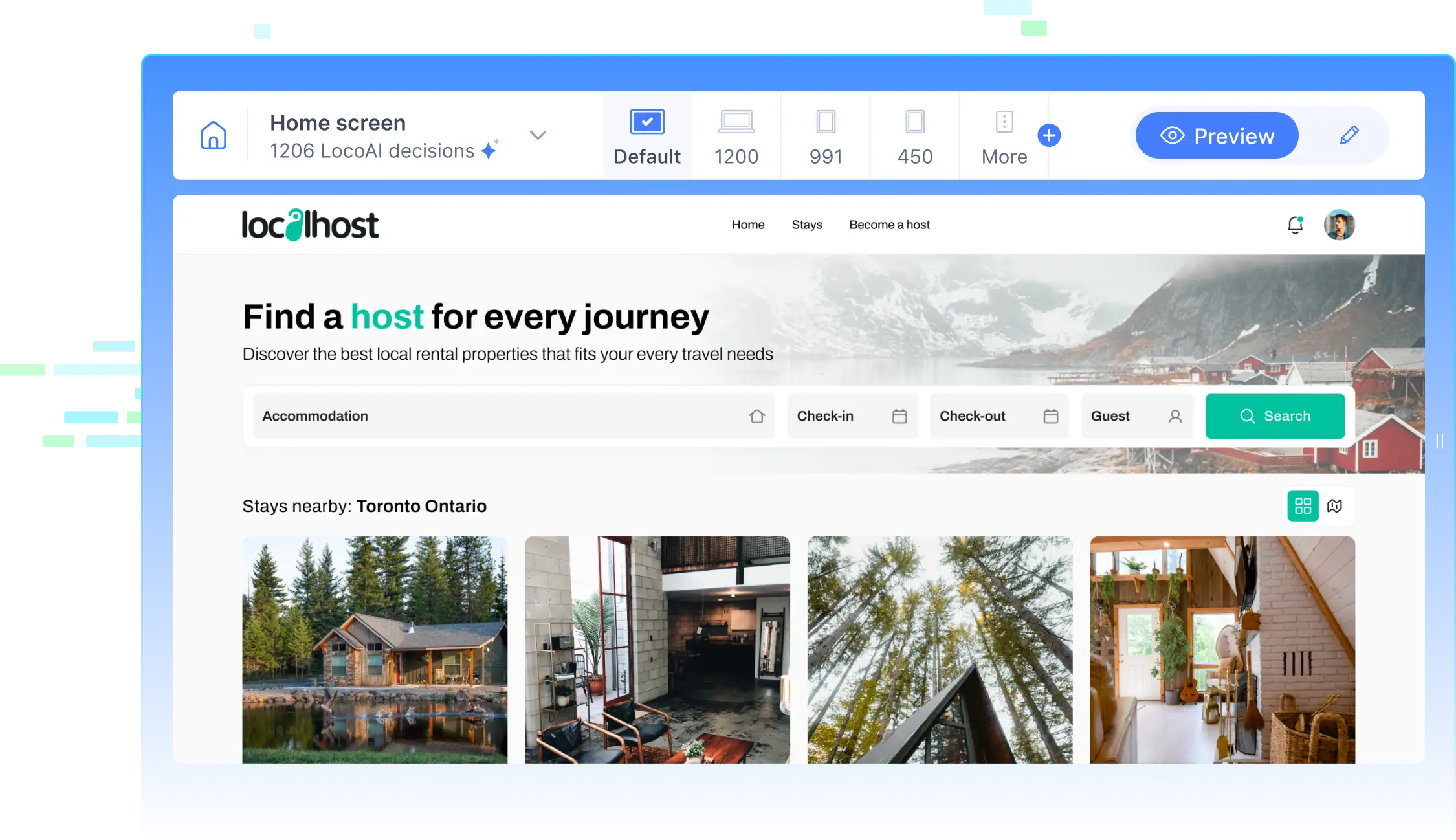 Sync to Builder Sync your screens to the Locofy builder and do more